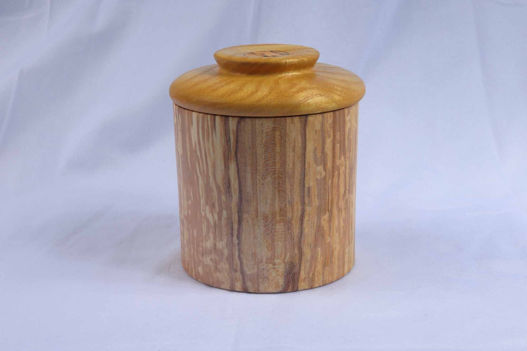 Spalted Maple Pot / Canister With Mulberry Lid - Etsy