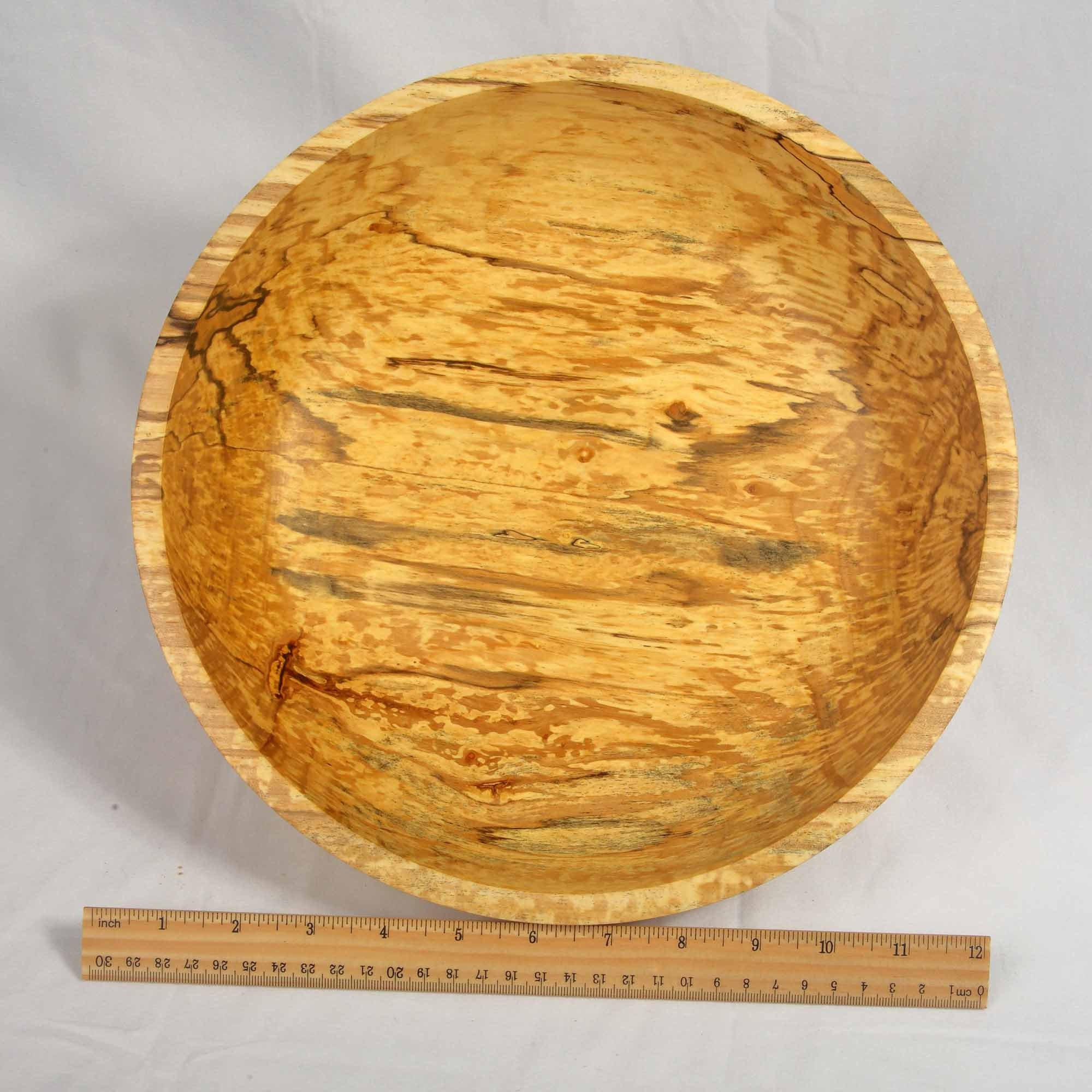 Spalted Maple Bowl / Salad Bowl / Display Bowl / Fruit Bowl ...