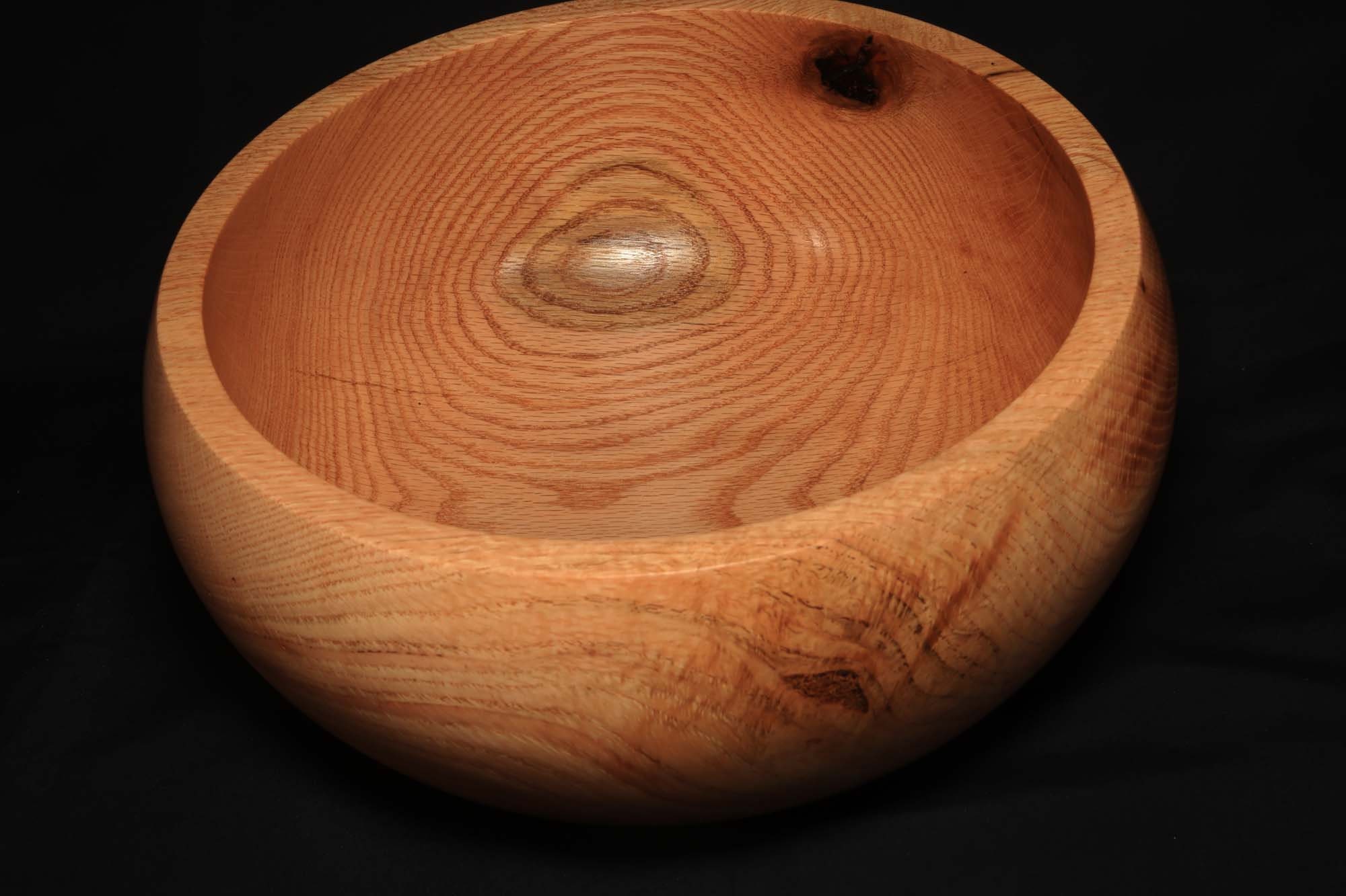 Large Red Oak Bowl / Decorative Centerpiece Bowl / Kitchen Decor - Etsy