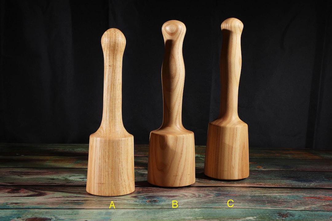 Hand-turned Oak Carver's Mallet, Wood Mallet, Oak Mallet - Etsy