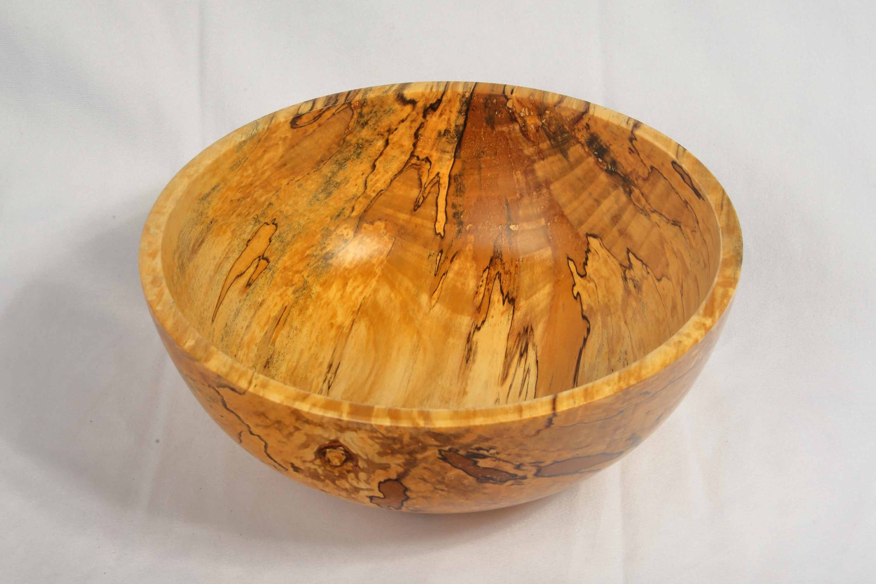 Spalted Maple Bowl / Salad Bowl / Display Bowl / Fruit Bowl - Etsy