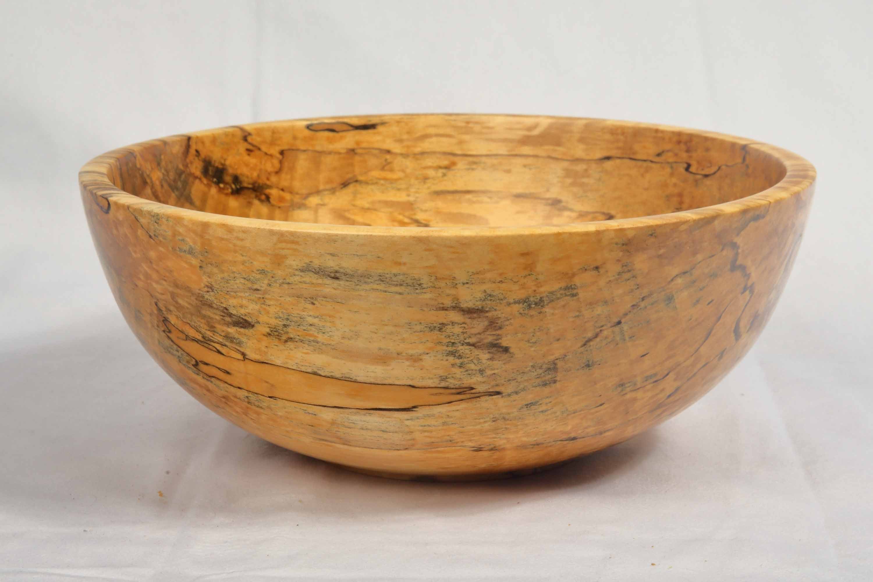 Spalted Maple Bowl / Salad Bowl / Display Bowl / Fruit Bowl - Etsy