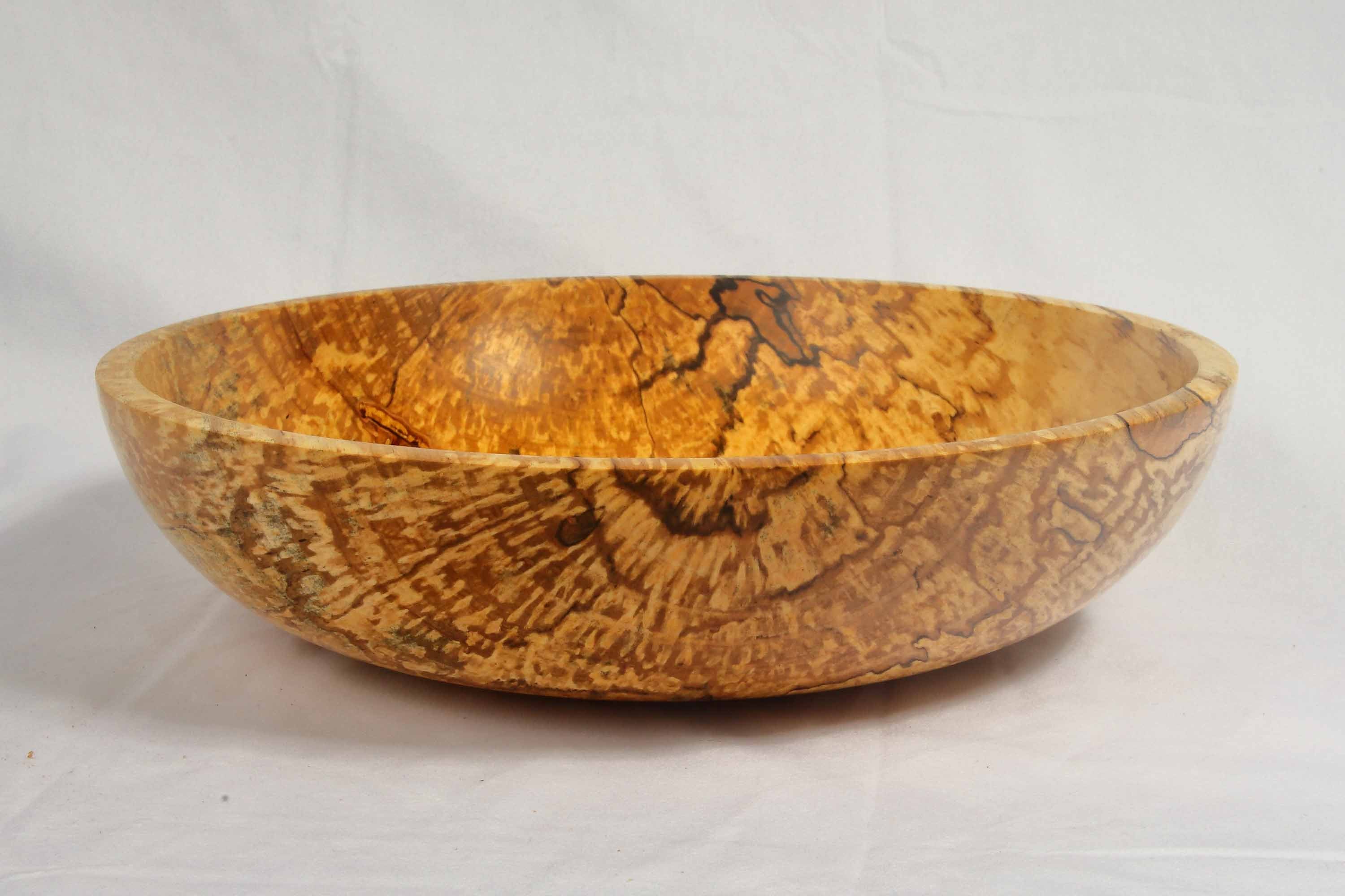 Spalted Maple Bowl / Salad Bowl / Display Bowl / Fruit Bowl ...