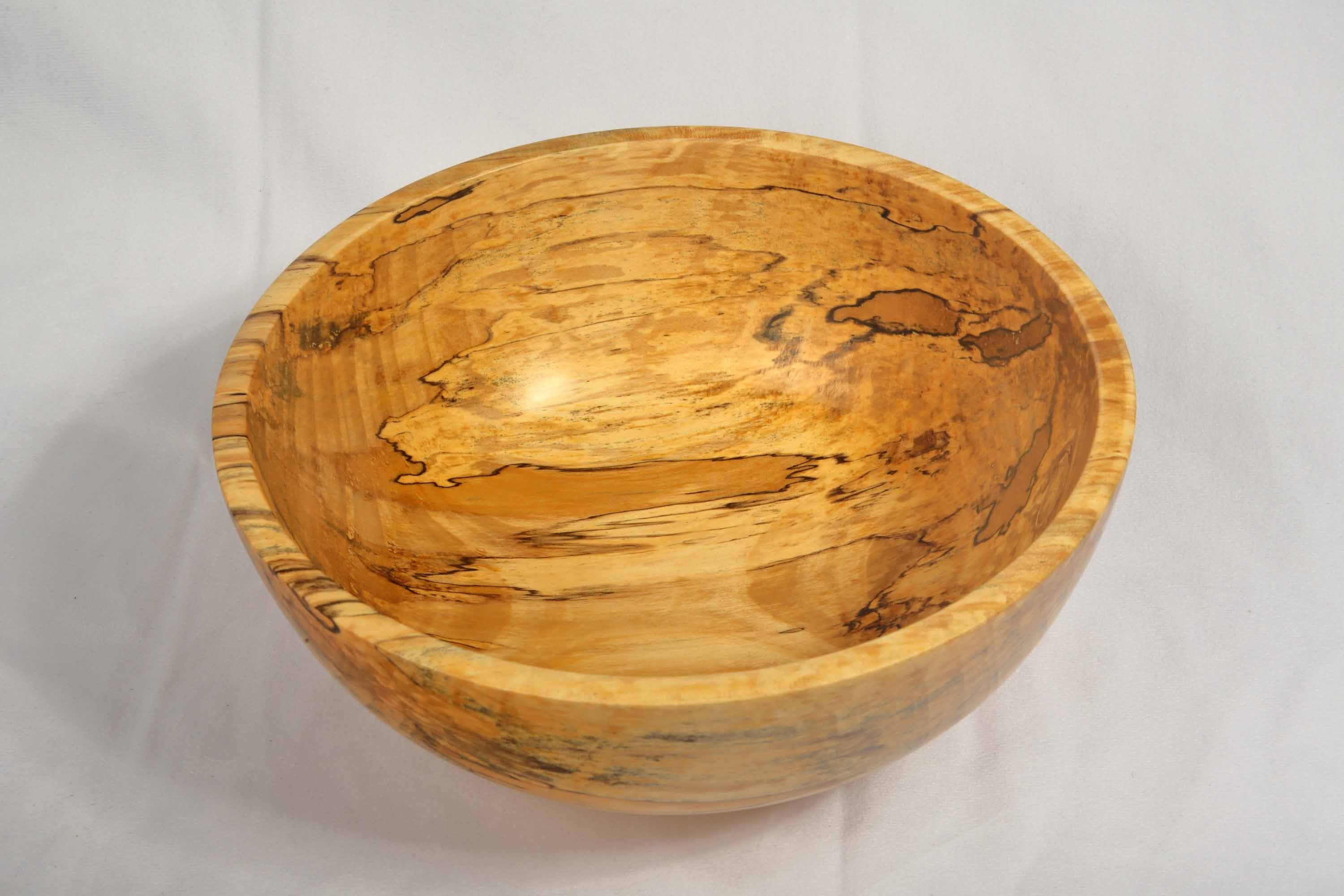 Spalted Maple Bowl / Salad Bowl / Display Bowl / Fruit Bowl - Etsy