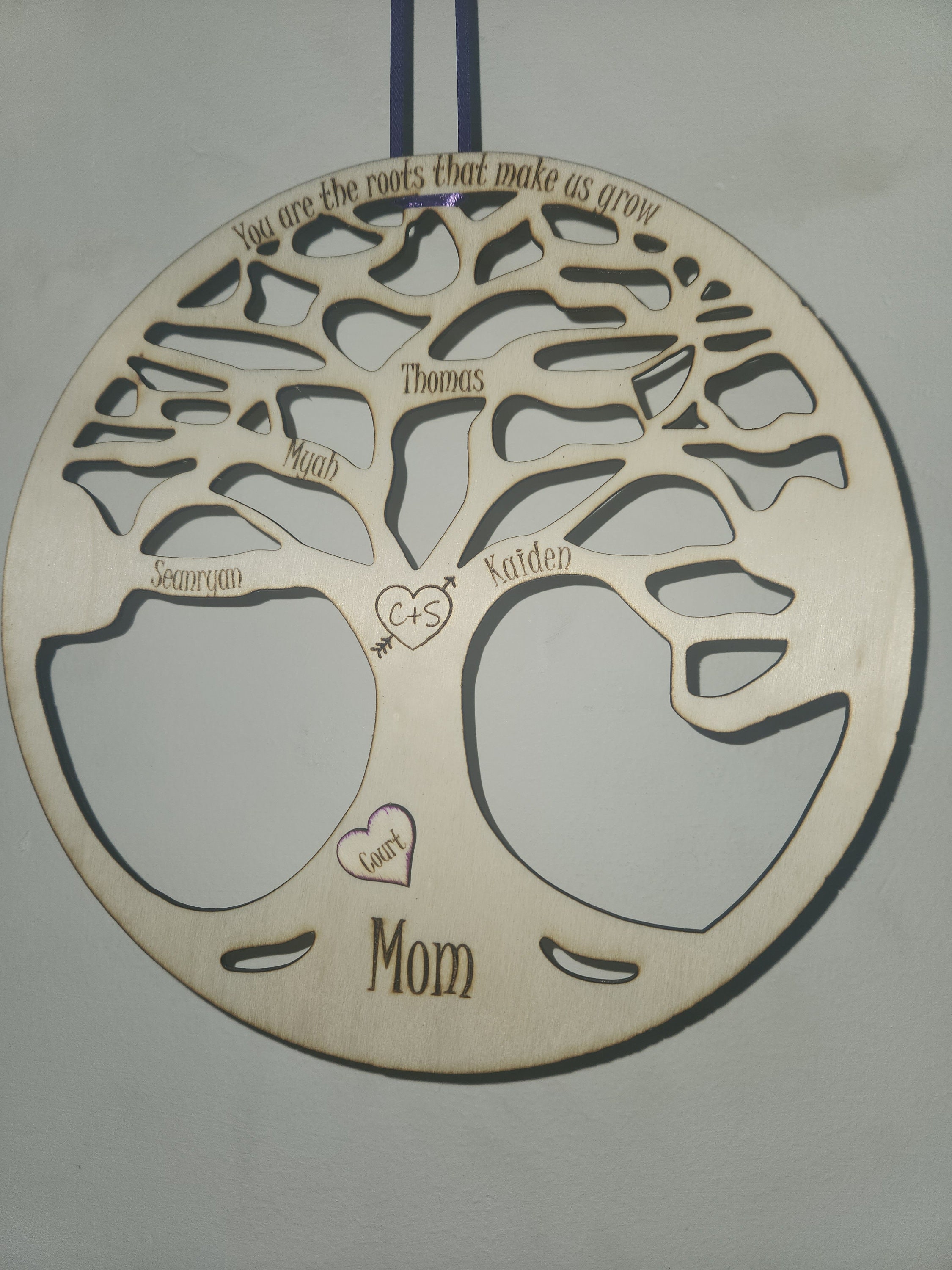 Custom Personalized Family Tree - Etsy