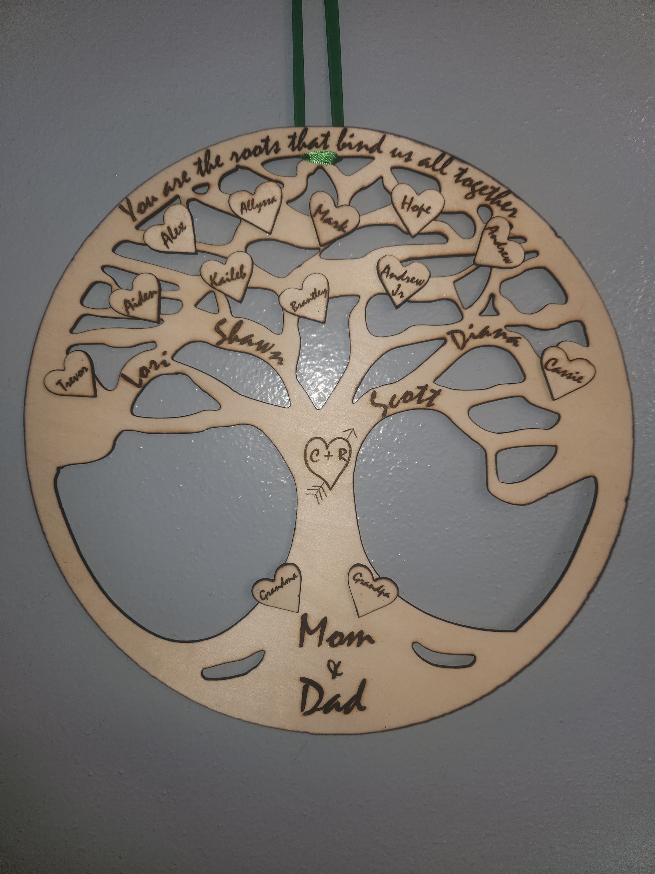 Custom Personalized Family Tree - Etsy