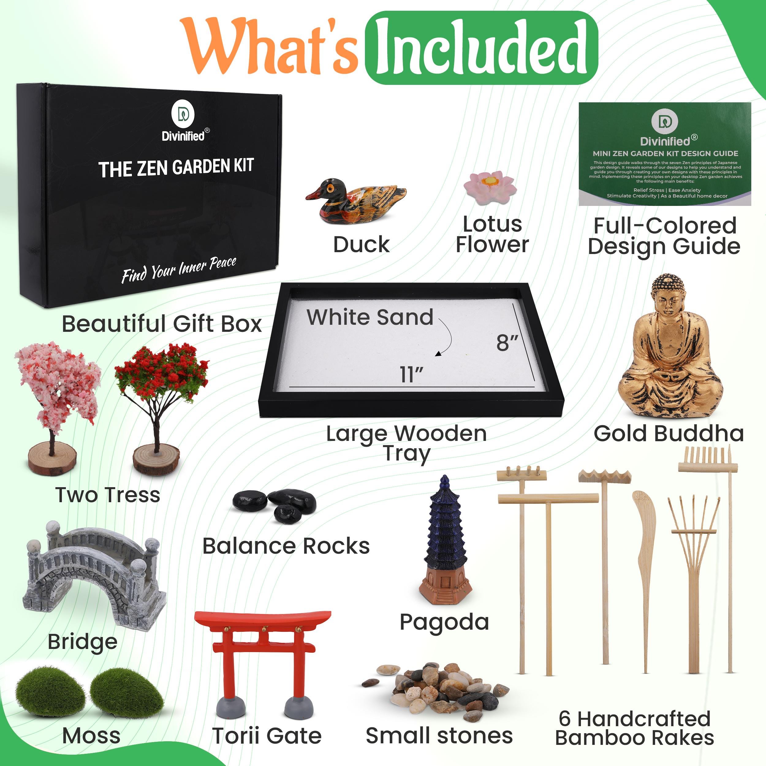Zen Garden for Desk - Zen Garden Kit - Zen Gifts for Women - Zen Garden ...