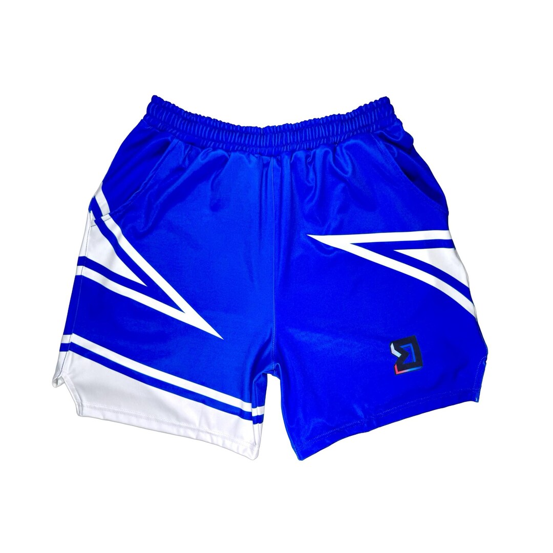 WILDCAT Blue Basketball Shorts With Smooth Dry-fit Fabric With DEEP ...