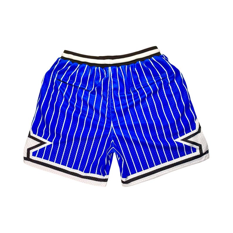 Trap Magic Pro Mesh Blue Pinstriped Shorts W/ Zipper Back Pockets - Etsy