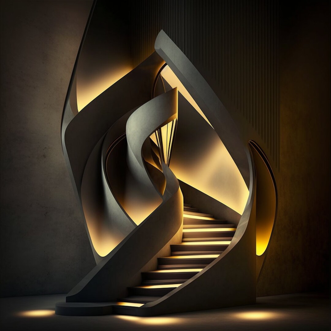 Abstract Staircase | Printable Wall Art | Digital Download | JPEG ...
