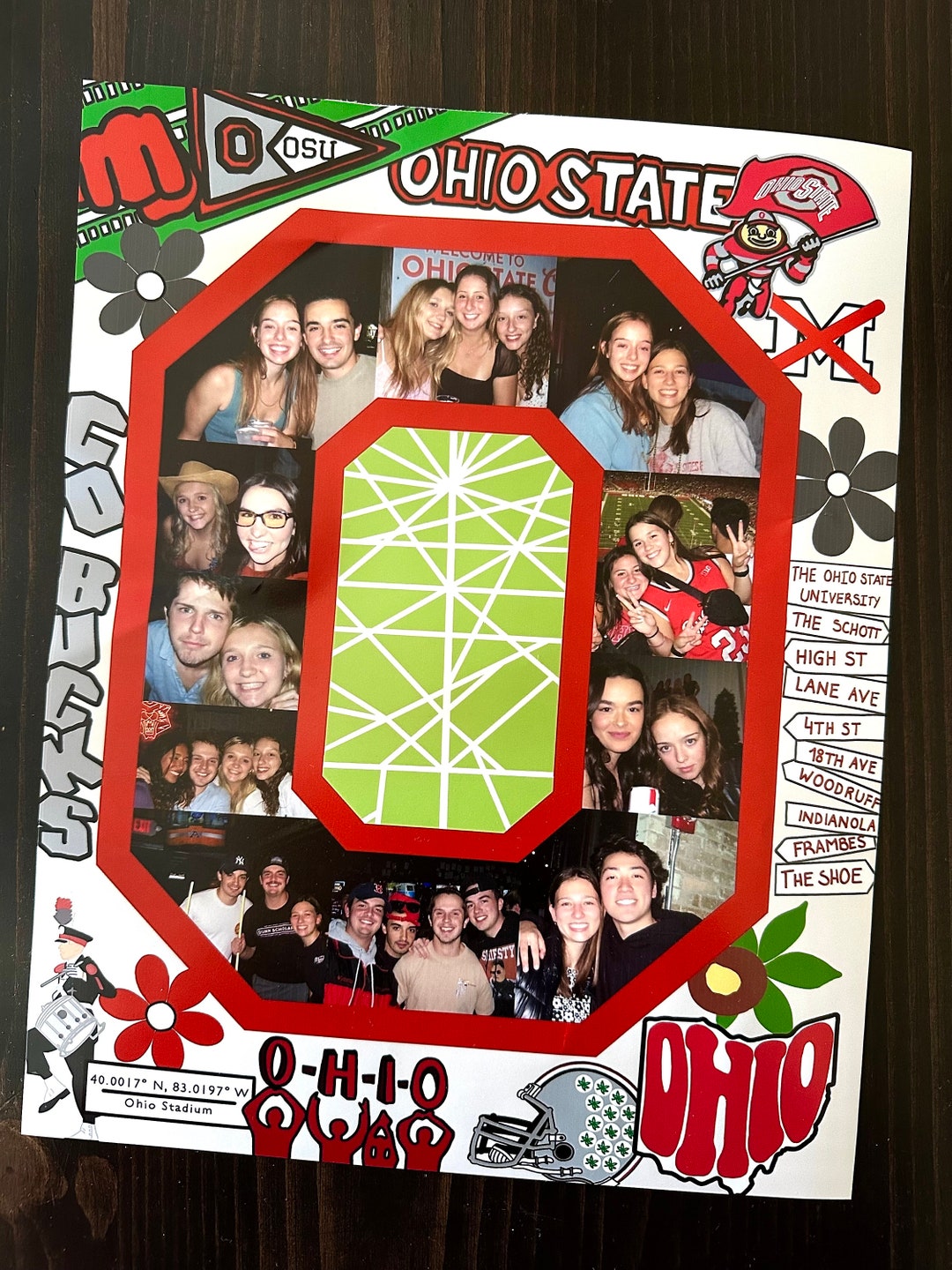 Customizable Ohio State University Print Ohio State Custom Poster OSU ...