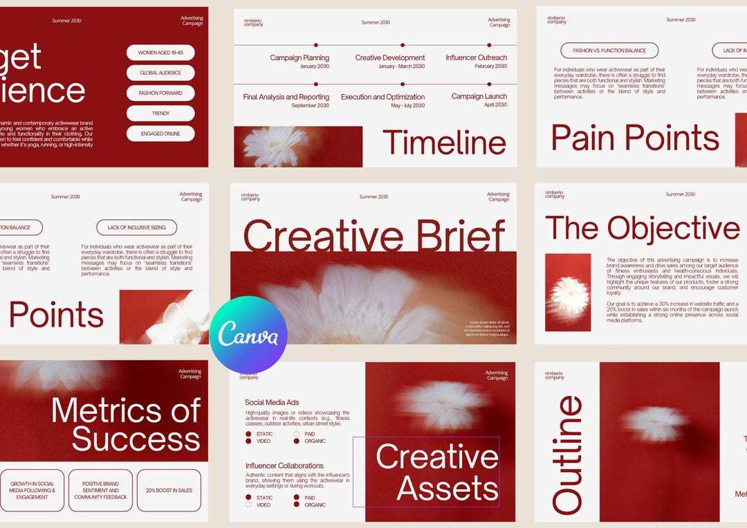 Brand Guidelines Template Canva, Visual Identity Brand Kit, Small ...
