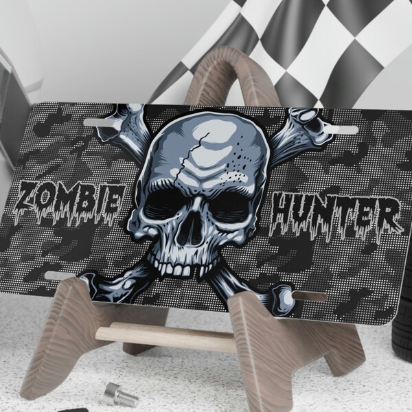 Skull Front License Plate - Etsy