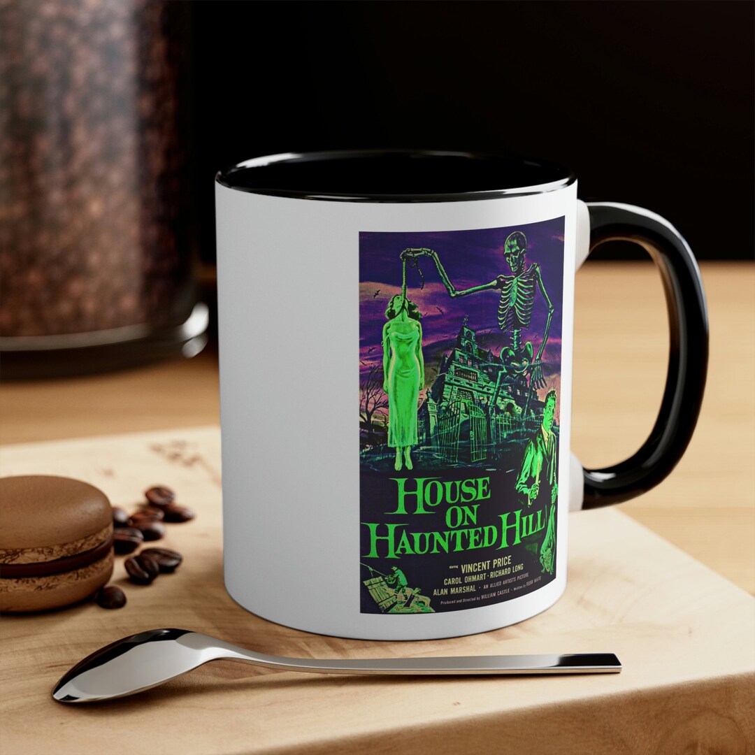 Horror Movie Coffee Mug, House on Haunted Hill Gift, Scary Classic ...
