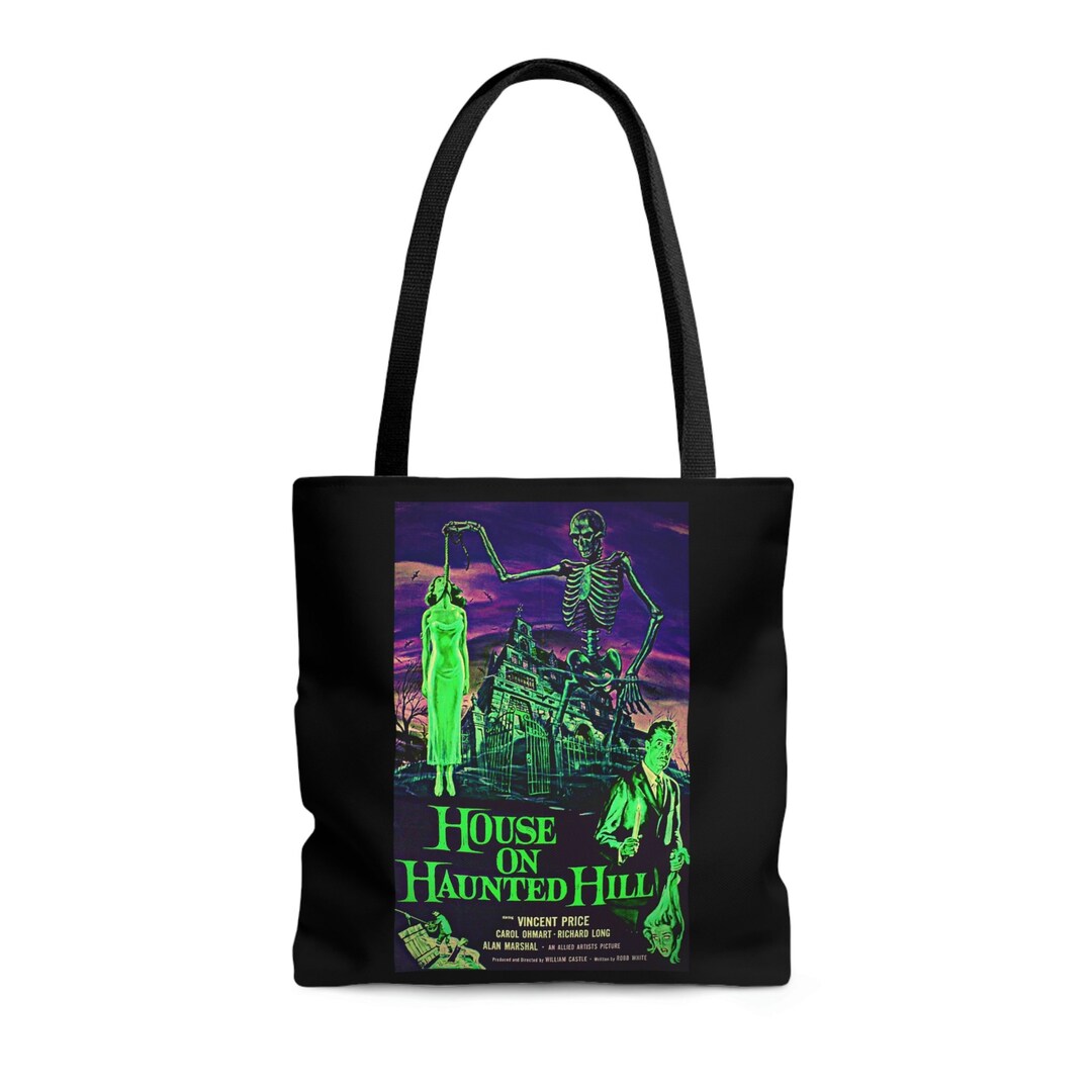 Horror Movie Tote Bag, House on Haunted Hill Gift, Scary Classic ...