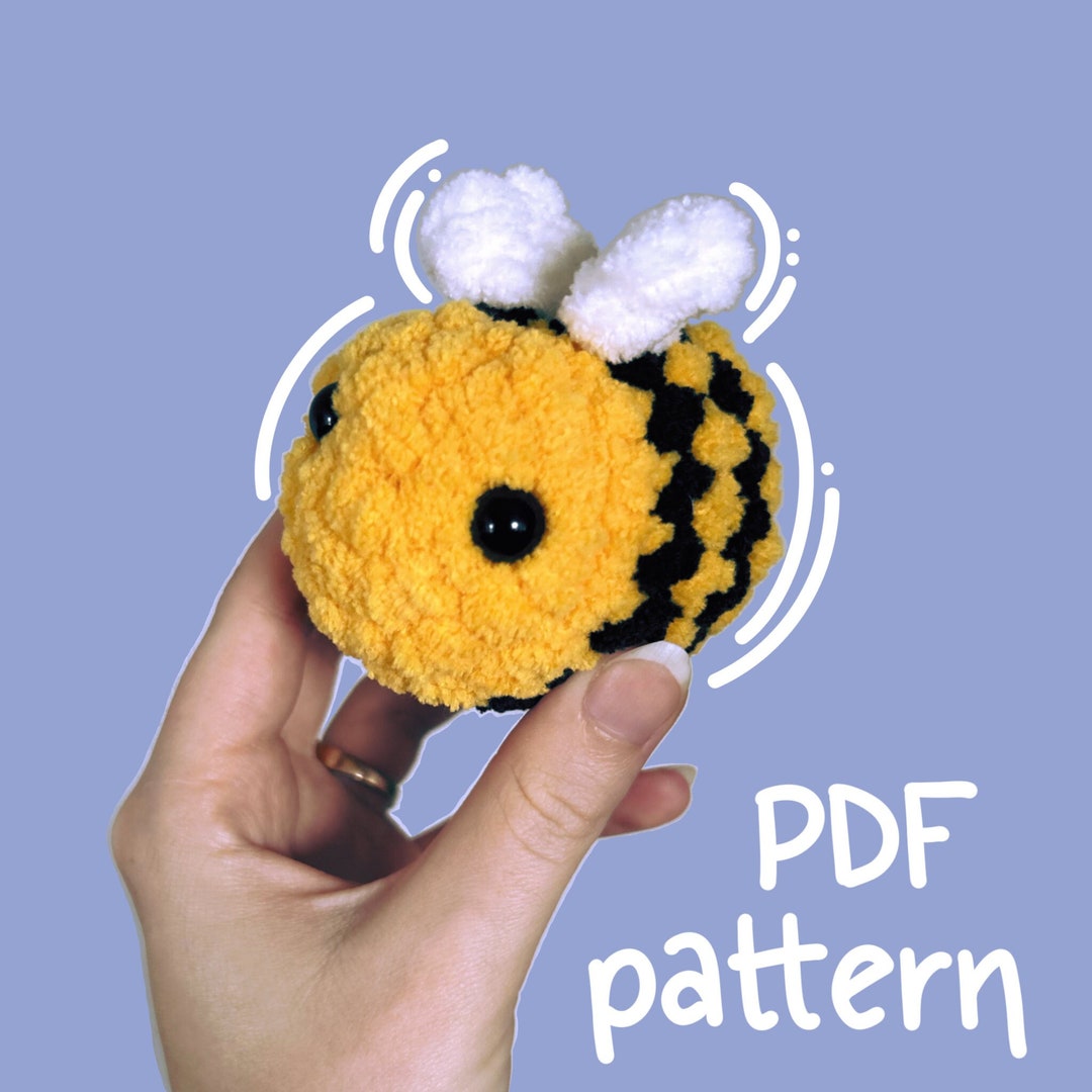 Crochet Mini Bee Crochet Pattern PDF - Etsy