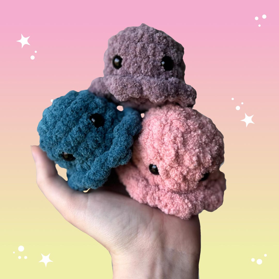 Mini Octo Amigurumi - Etsy