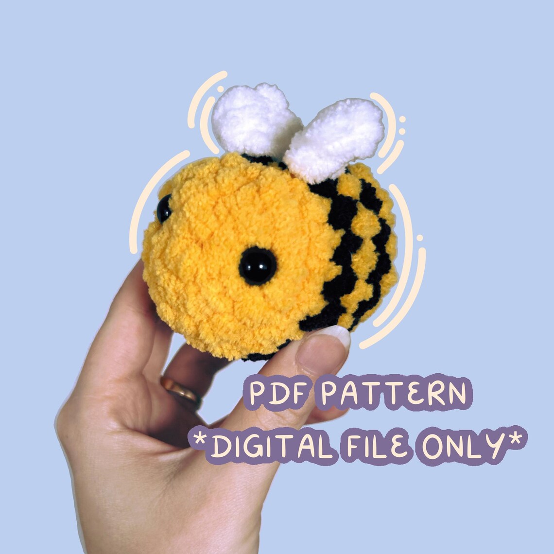 Crochet Mini Bee| Crochet Pattern PDF - Etsy