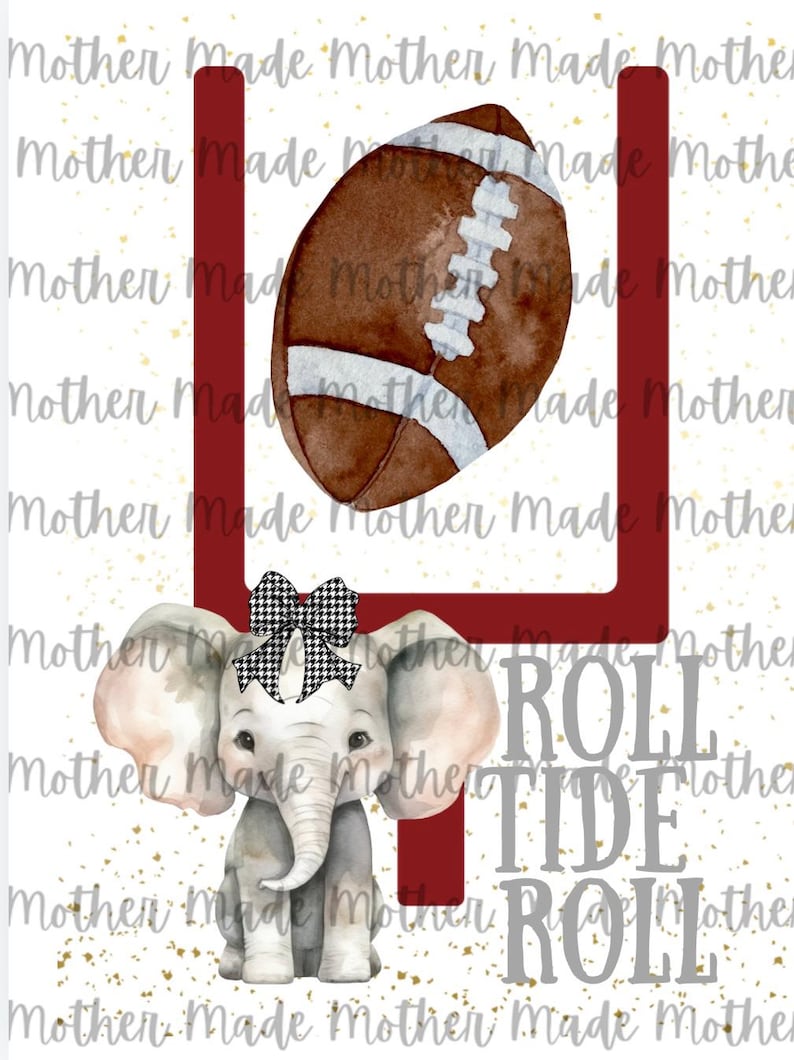 University of Alabama Football Png - Etsy