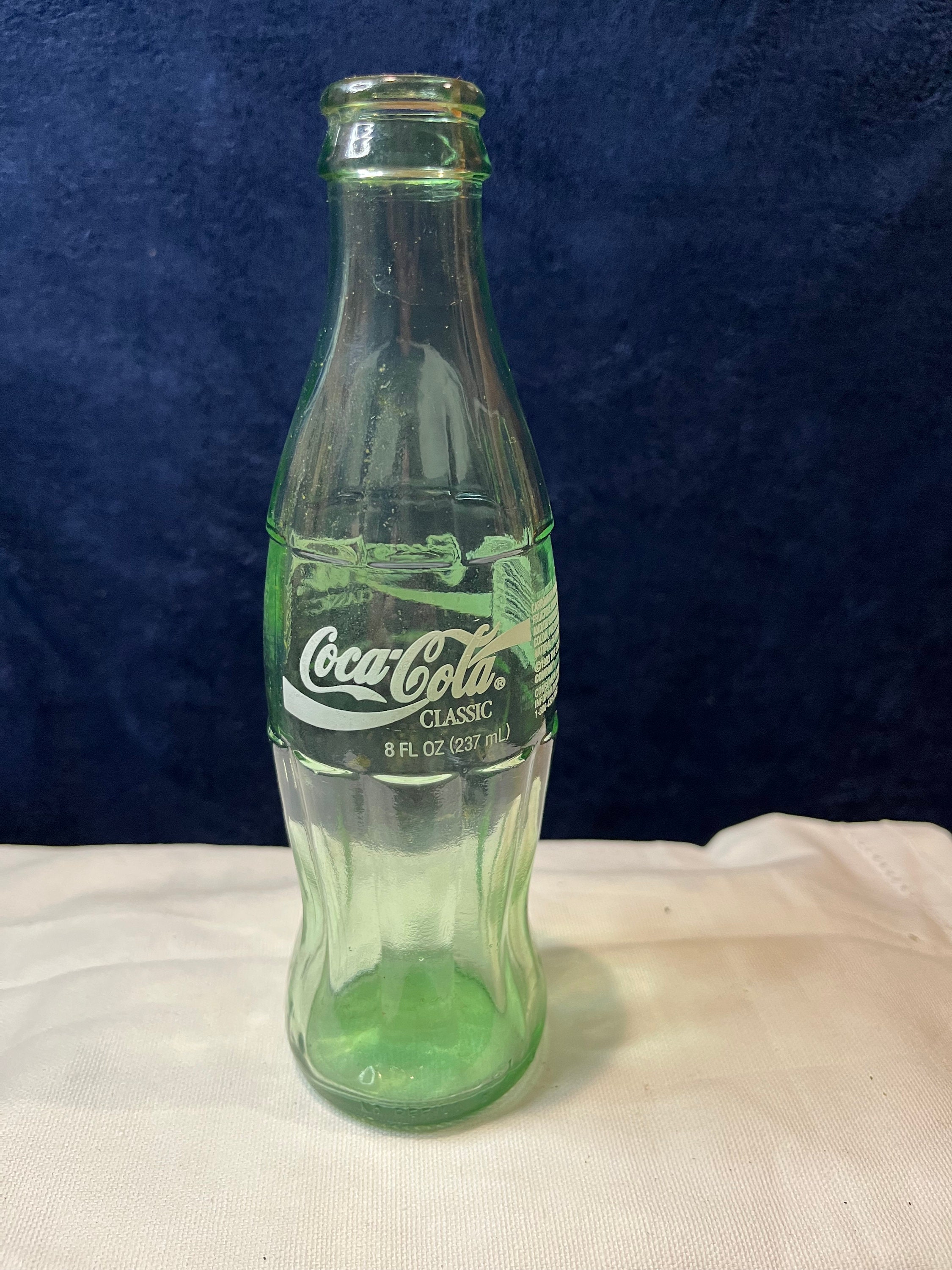Coca Cola Classic 8oz Green Glass Bottle - Etsy