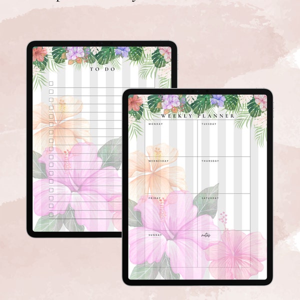 Tropical Planner - Etsy