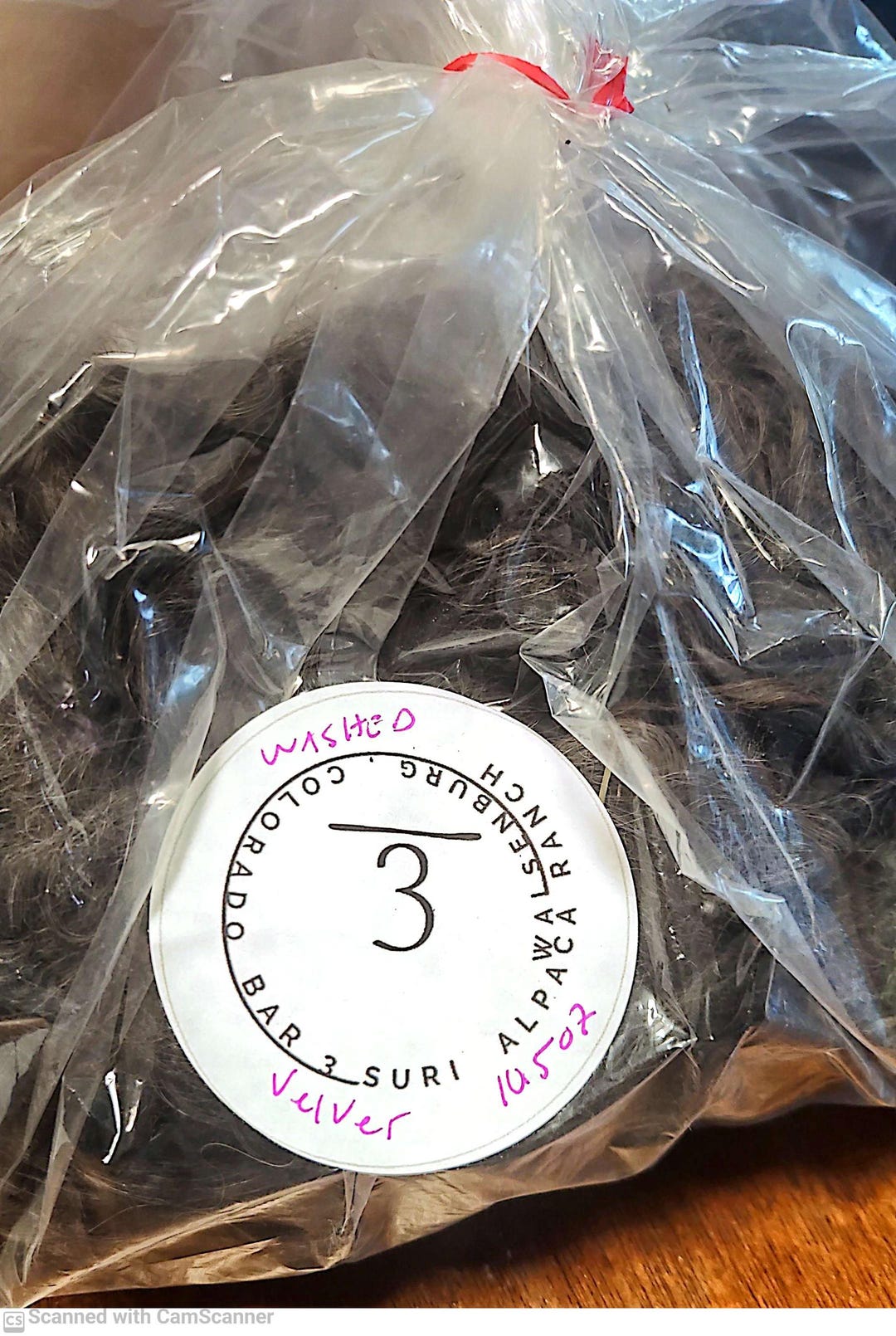 Washed Suri Alpaca Fleece for Crafting, Spinning, Felting Black Velvet ...