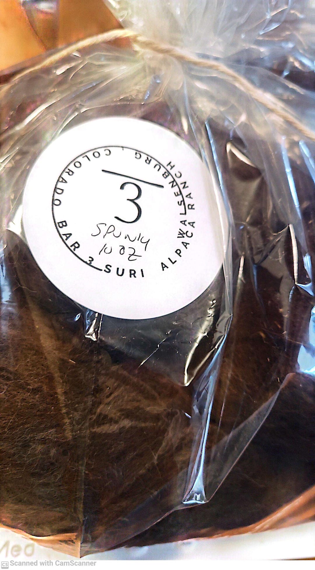 Raw Huacaya Alpaca Fleece for Crafting, Spinning, Felting Brown Spunky ...