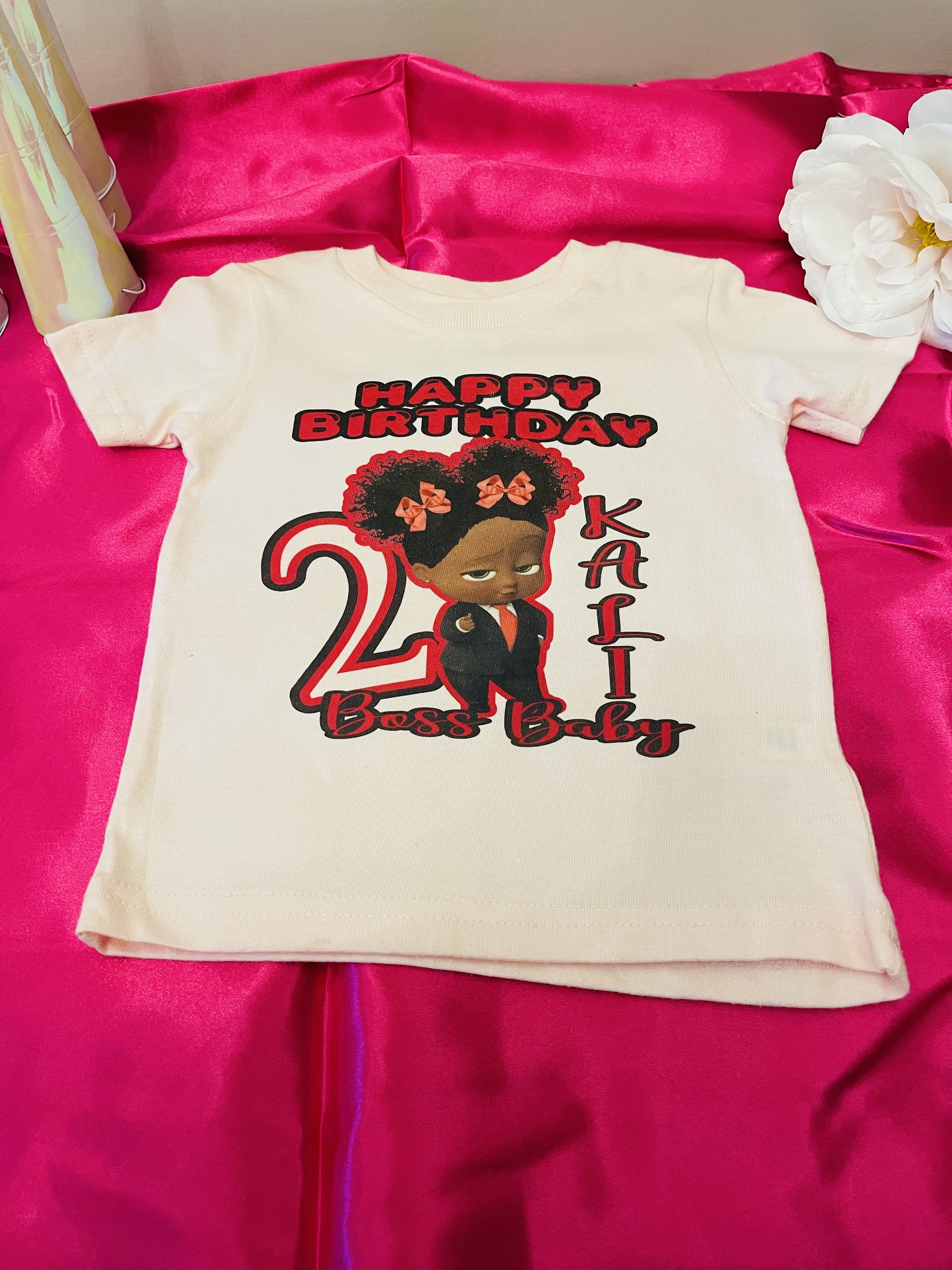 Boss Baby Birthday Custom Shirt! Personalized to Fit Any Name/age. - Etsy