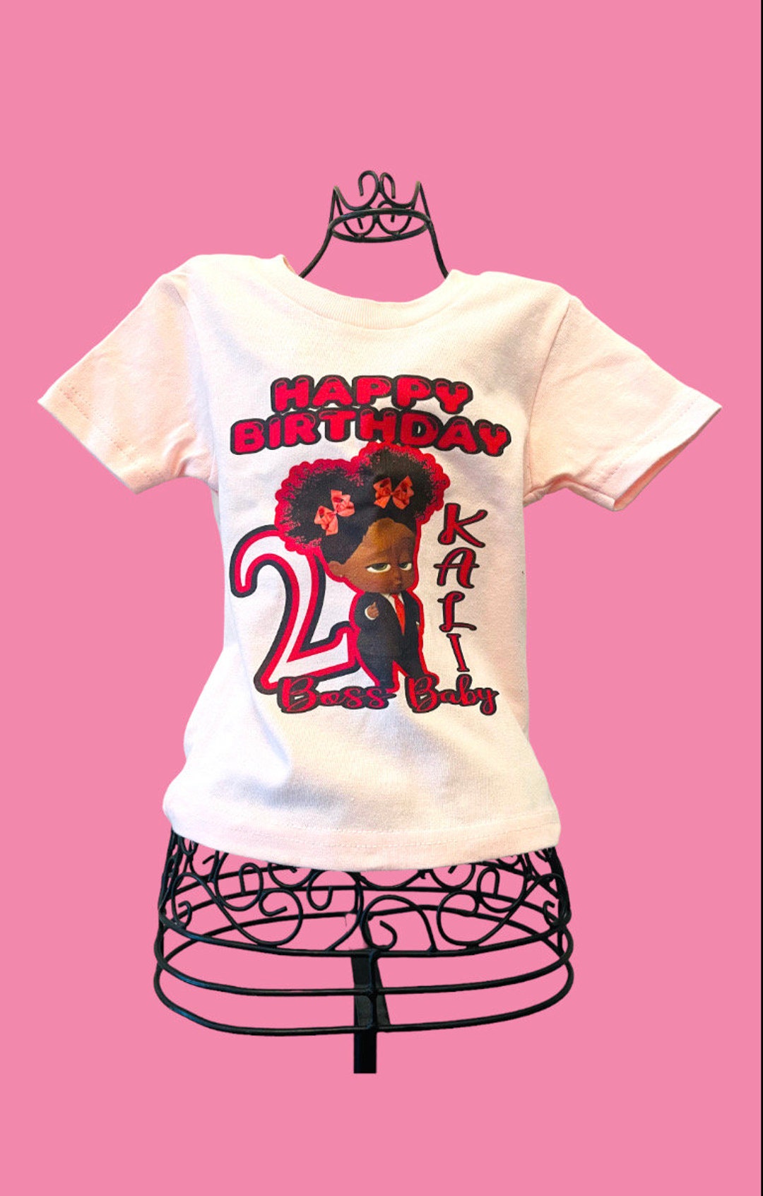 Boss Baby Birthday Custom Shirt! Personalized to Fit Any Name/age. - Etsy