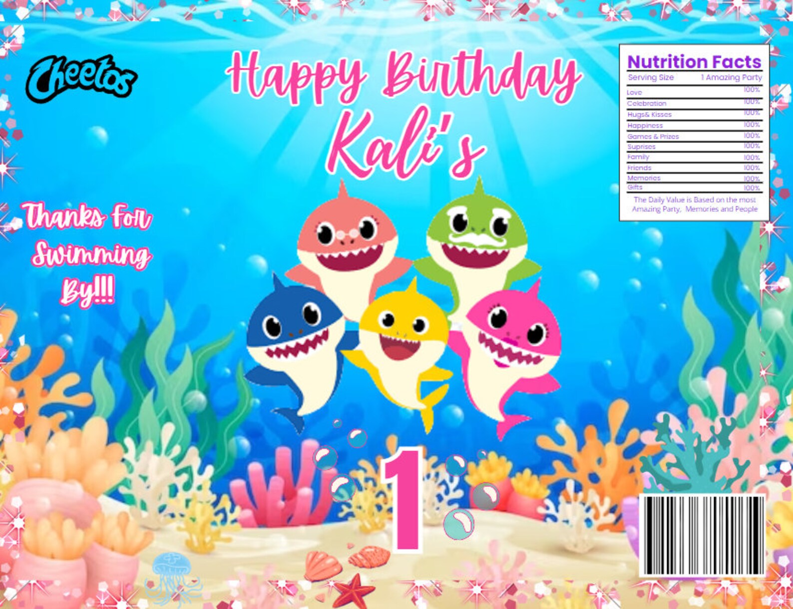 Handmade Baby Shark Favors, Custom, Birthday, Custom Party Treats ...