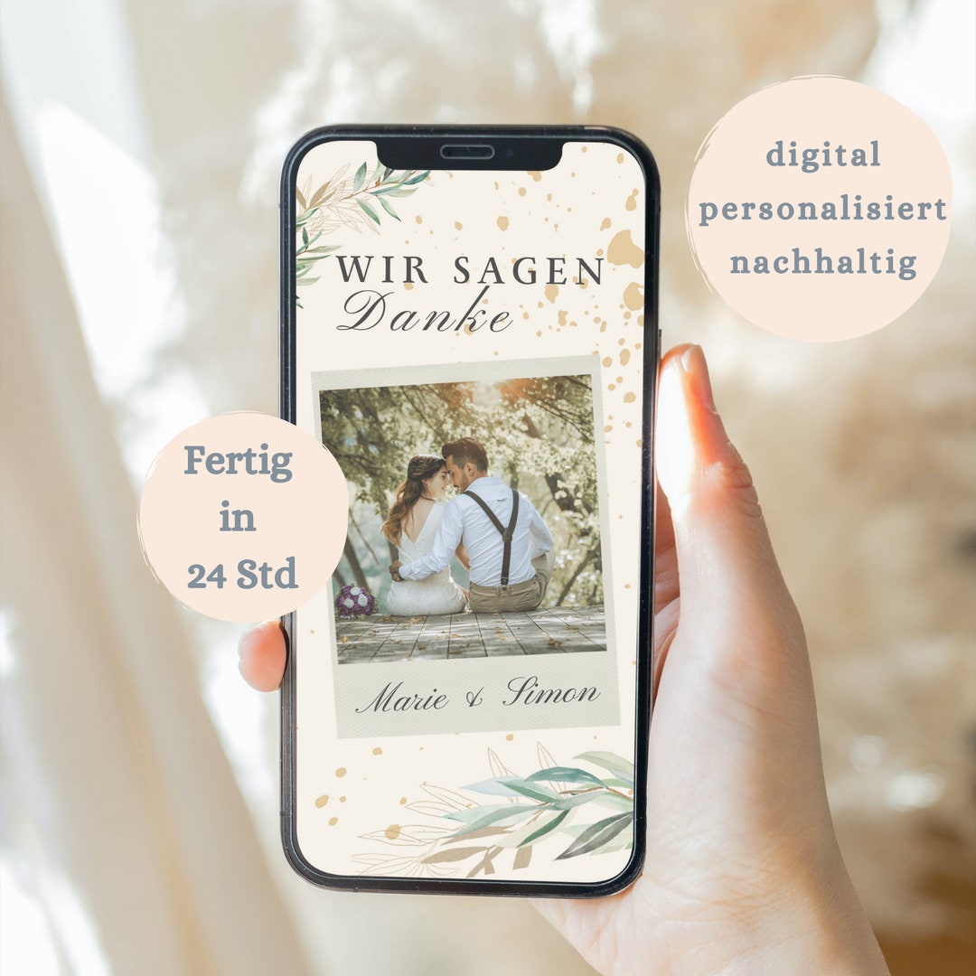 Digital Wedding Invitation Wedding Thanksgiving Personalized Invitation ...