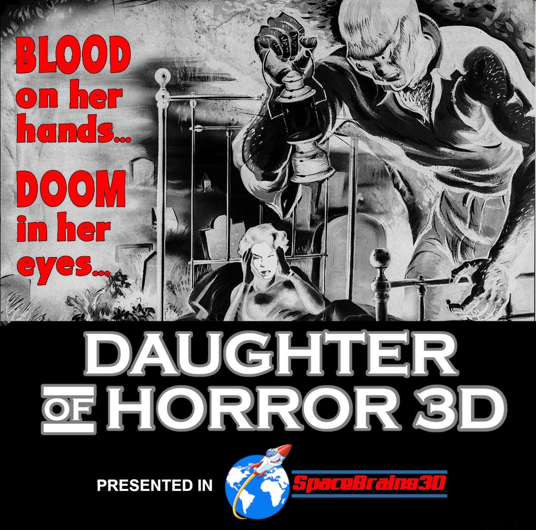 Daughter of Horror 3D - Signed, Limited Edition Anaglyph 3D DVD - Etsy