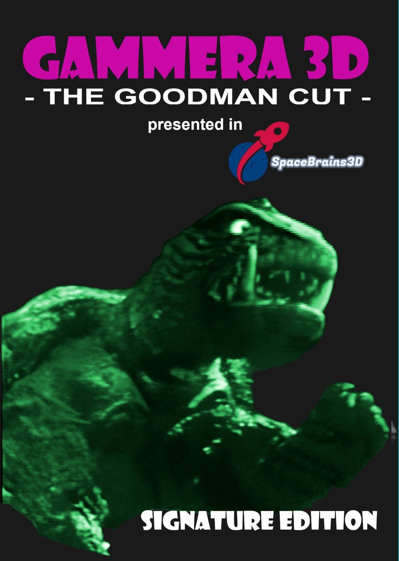 Gammera 3D: the Goodman Cut - Signed Limited Edition DVD - FINAL 20 - Etsy