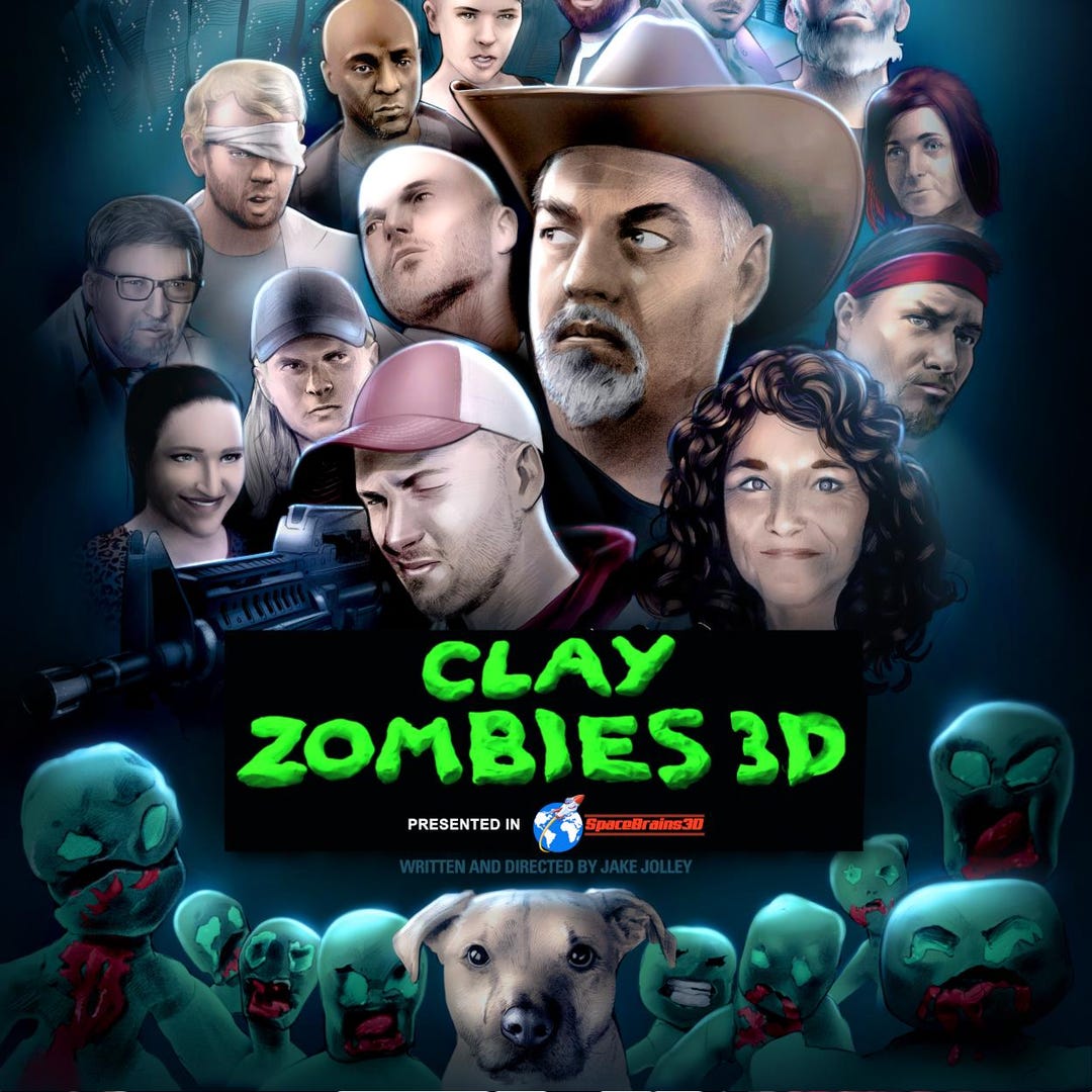 Clay Zombies 3D - Limited Edition Anaglyph 3D DVD - Etsy