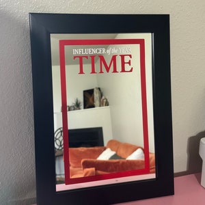 Wall Decor: Time Magazine Inspired Mirror Perfect for Gifts - Etsy