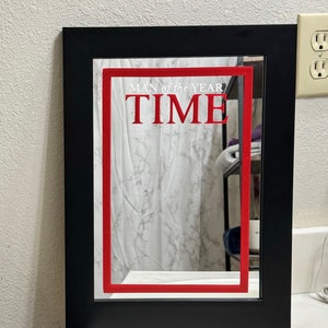 Wall Decor: Time Magazine Inspired Mirror Perfect for Gifts - Etsy