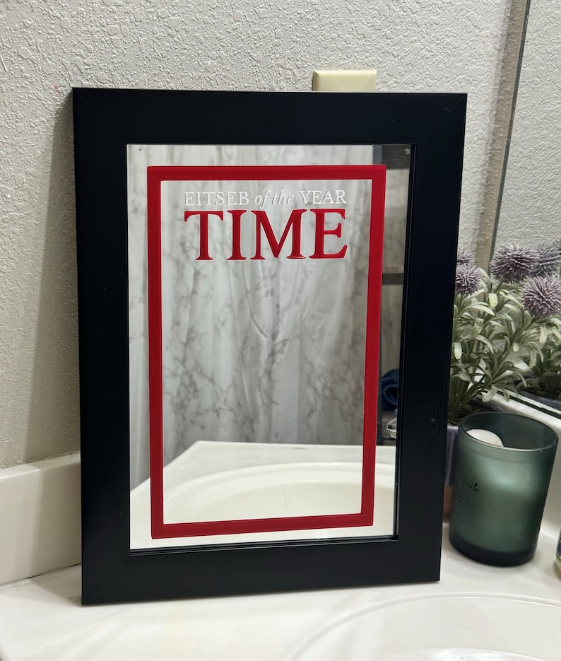 Wall Decor: Time Magazine Inspired Mirror - Etsy