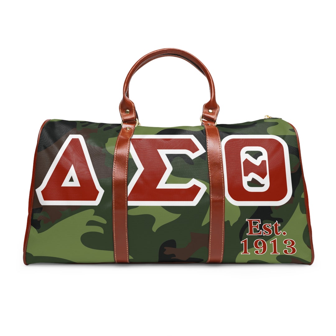 Delta Sigma Theta Weekender, Camo Luggage Trendy HBCU D9 Sorority ...