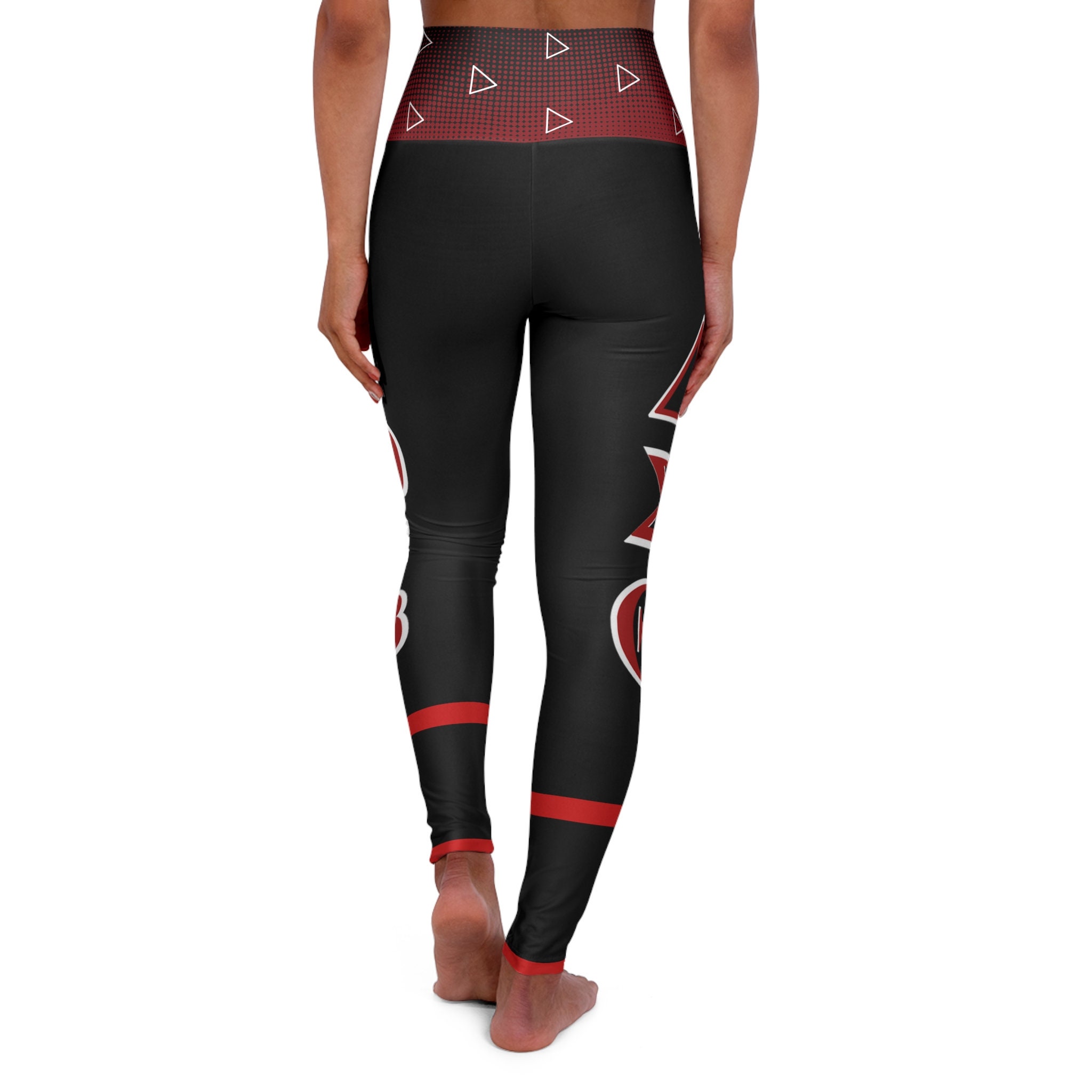 Delta Sigma Theta High Waisted Tights Graphic Hbcu D9 Etsy