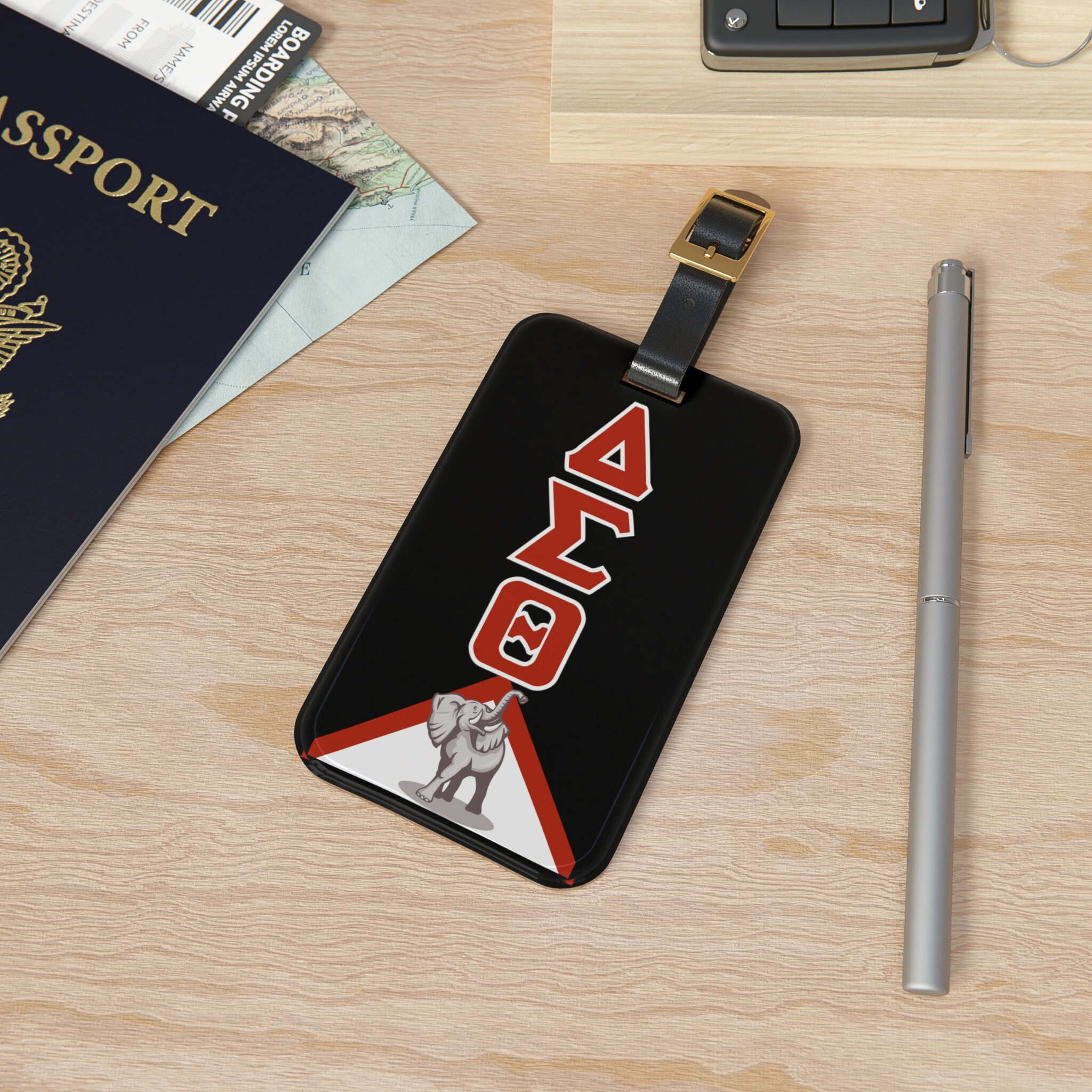 Delta Sigma Theta Luggage Tag, DST Trendy HBCU D9 Sorority Travel Tag ...