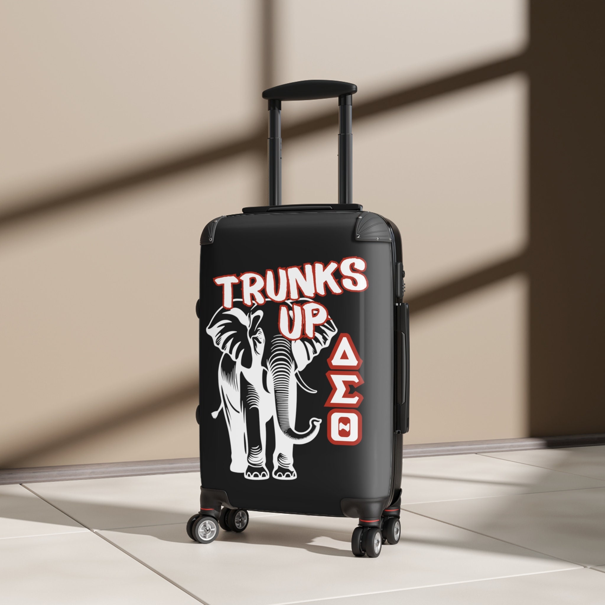 Delta Sigma Theta LUGGAGE, DST Trendy Graphic HBCU D9 Trunks up ...