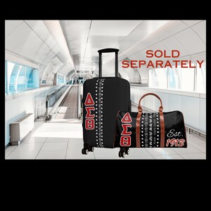 Delta Sigma Theta Weekender Luggage, Trendy HBCU D9 Sorority Carry on ...
