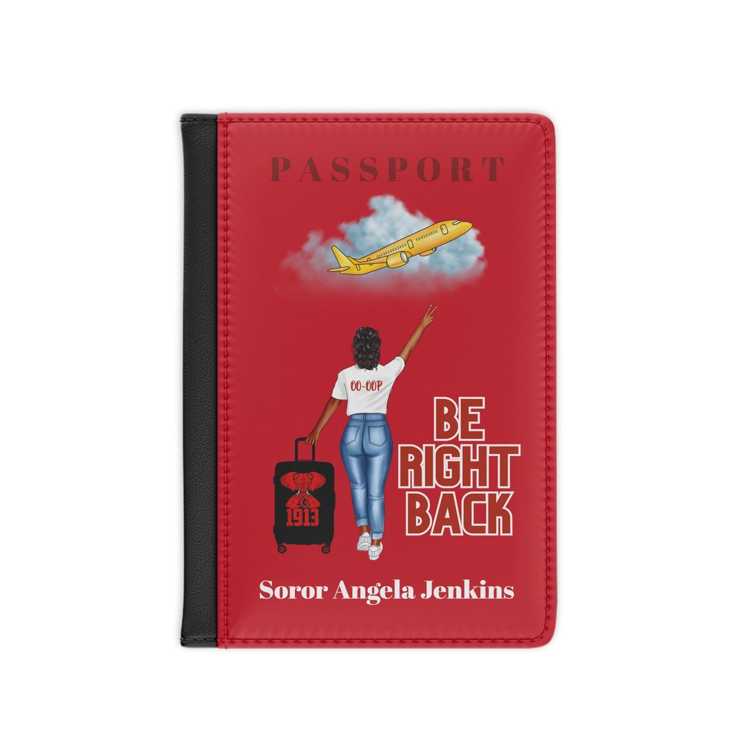 Delta Sigma Theta Passport Cover, PERSONALIZED, HBCU D9 Sorority, DST ...