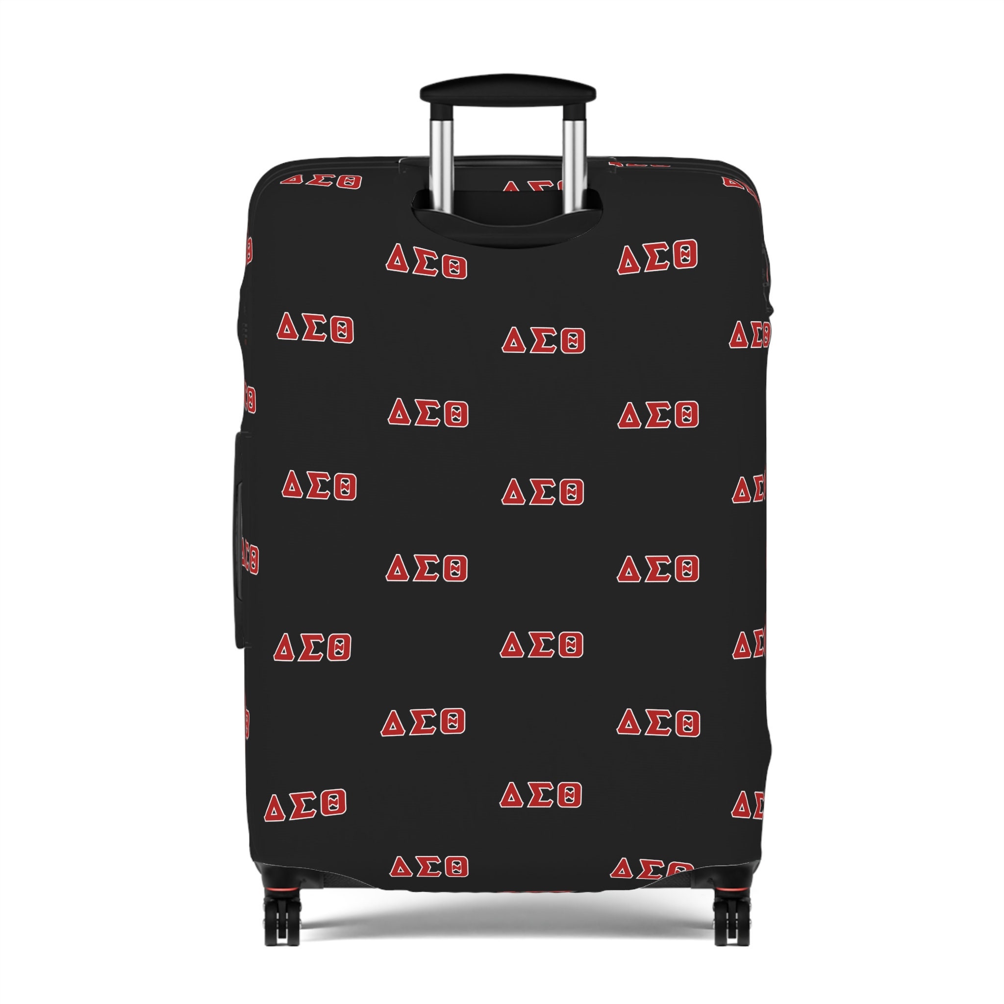 Delta Sigma Theta Luggage Cover, Trendy Graphic HBCU D9 Travel ...