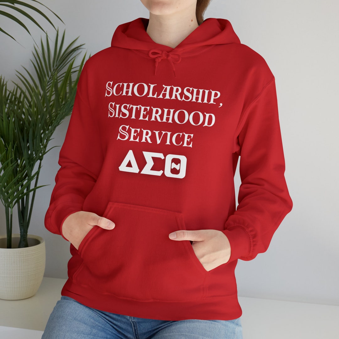 Delta Sigma Theta Hoodie, Trendy Graphic HBCU D9 Sorority Sweatshirt ...