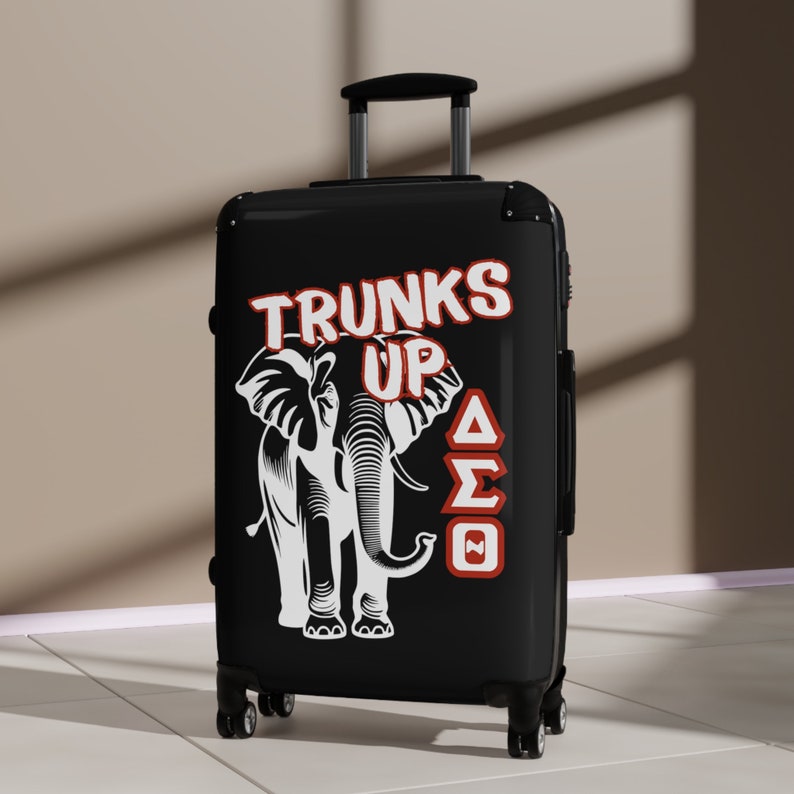 Delta Sigma Theta LUGGAGE, DST Trendy Graphic HBCU D9 Trunks up ...