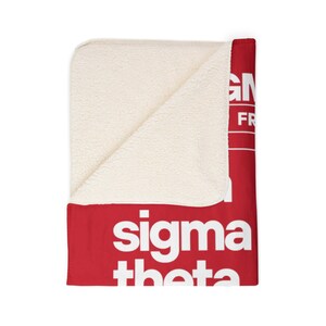 Delta Sigma Theta Sherpa HBCU D9 Sorority Throw for Bed or Sofa ...