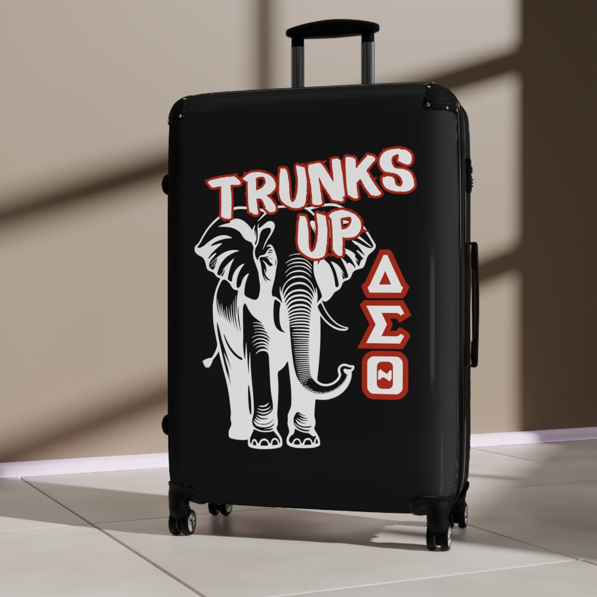 Delta Sigma Theta LUGGAGE, DST Trendy Graphic HBCU D9 Trunks up ...