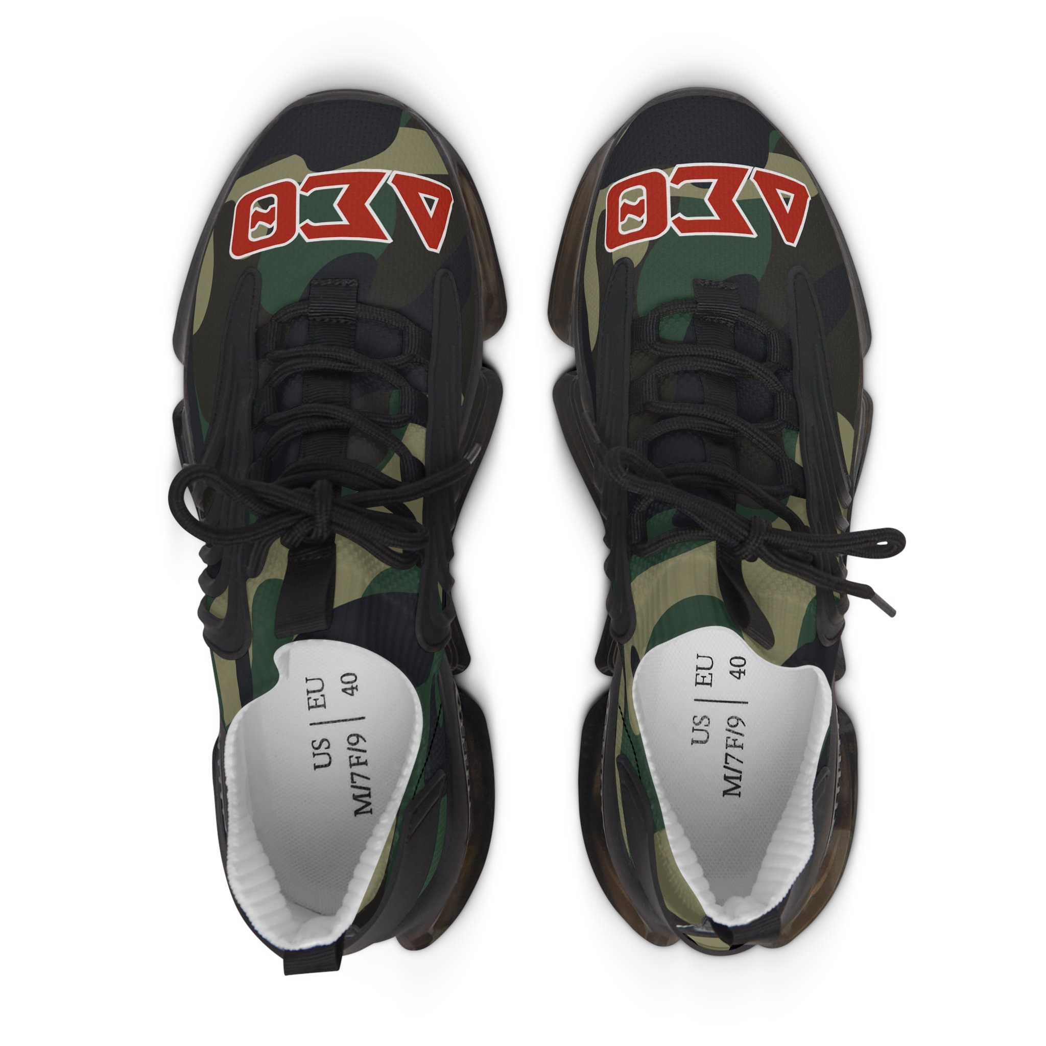 Delta Sigma Theta Sneaker, Camouflage Trendy Comfortable HBCU D9 ...