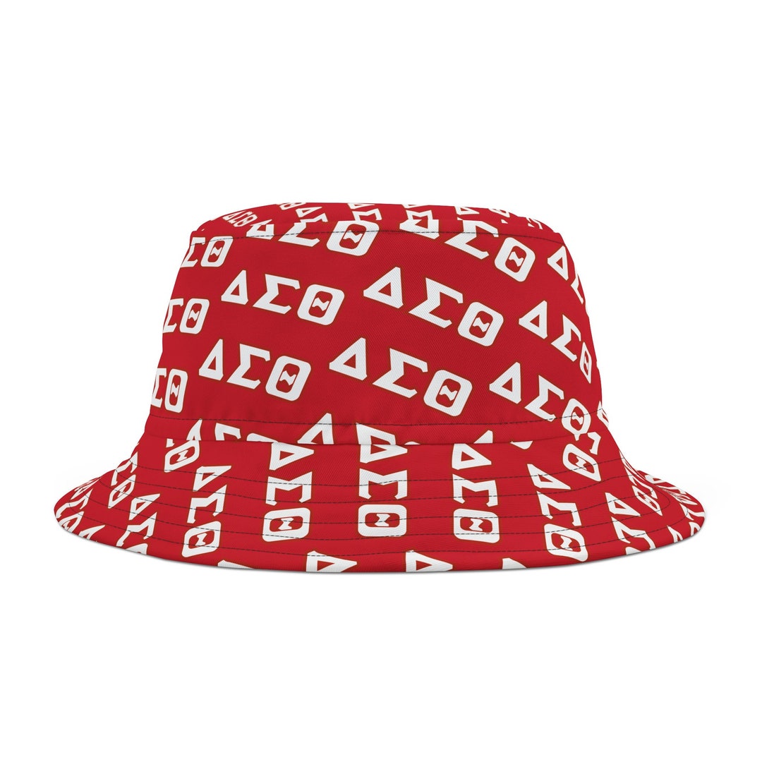 Delta Sigma Theta Bucket Hat, Trendy, Redz HBCU D9 Sorority All Over ...
